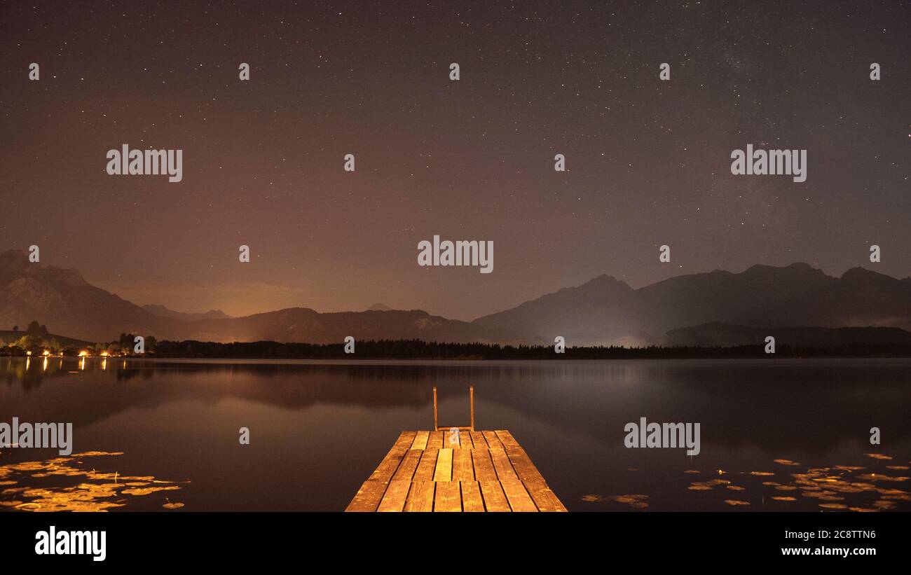 Stars reflection lake hi-res stock photography and images - Alamy