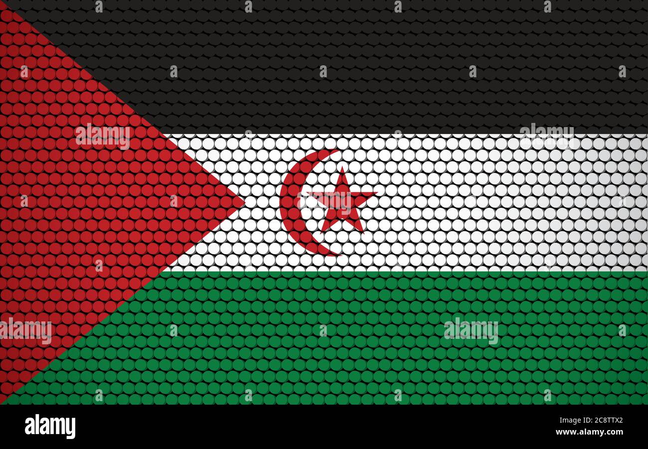Western saharan flag hi-res stock photography and images - Alamy