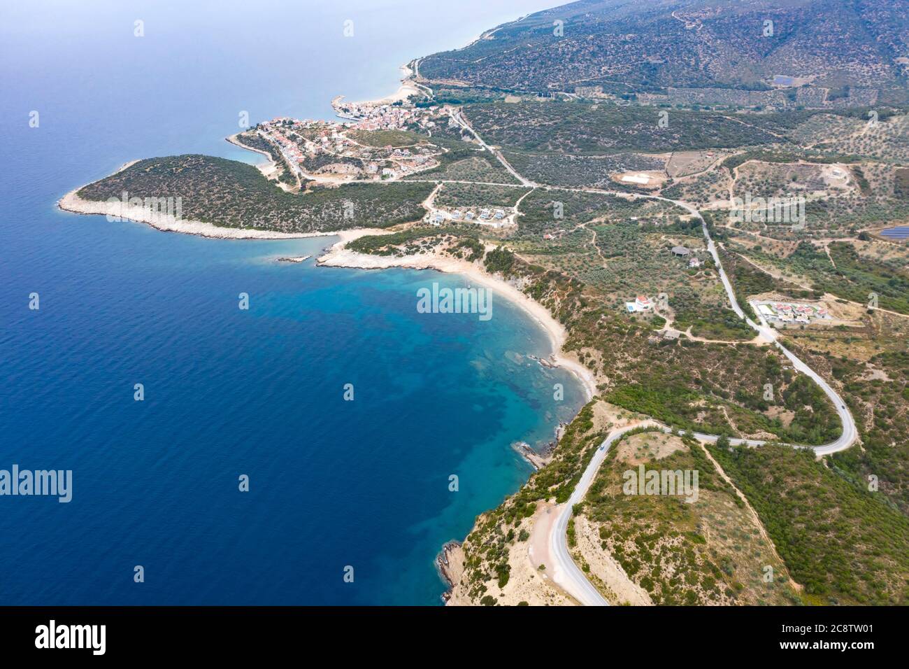 Above Thassos Island Greece, high resolution aerial view wallpaper ... Above Thassos Island Greece, high resolution aerial view wallpaper ...
