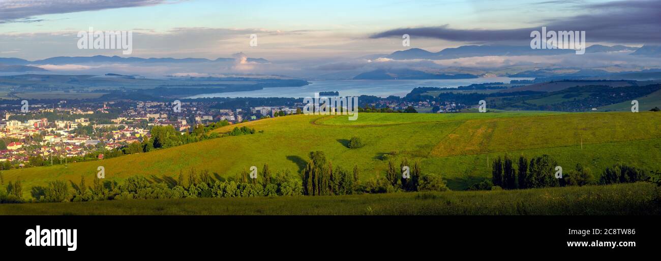 Panorama of Liptovsky Mikulas in Slovakia Stock Photo - Alamy