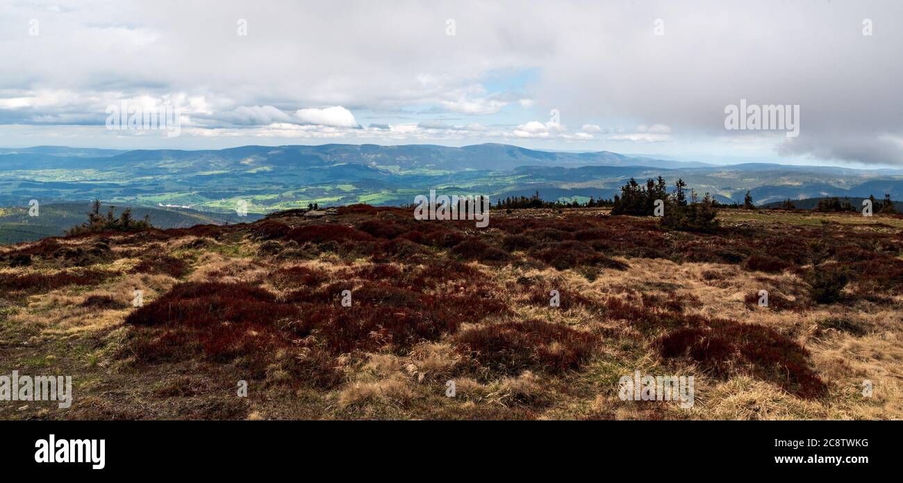 Rychlebske hory, Kralicky Sneznik and few other mountain ranges from ...