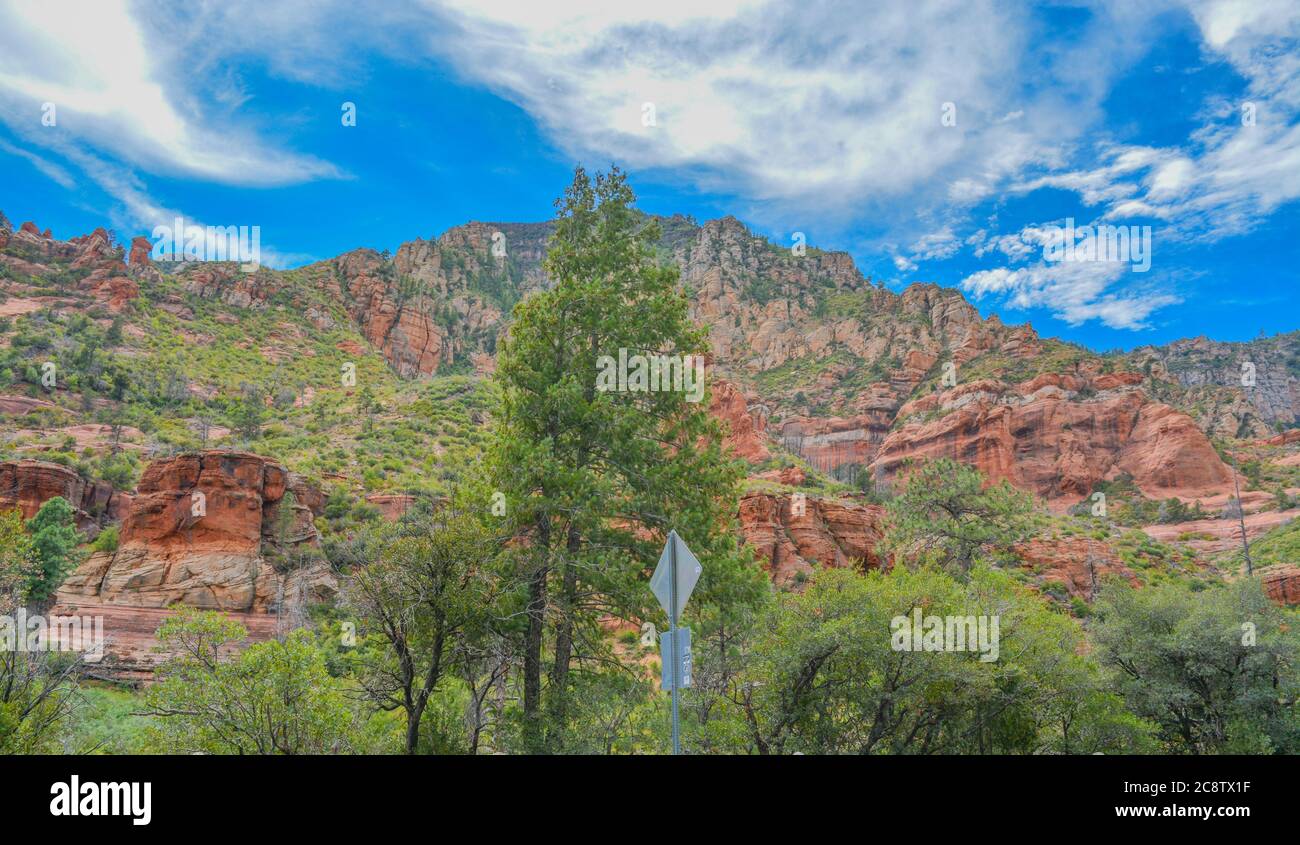 Coconino national forest forest service sedona hi-res stock photography ...