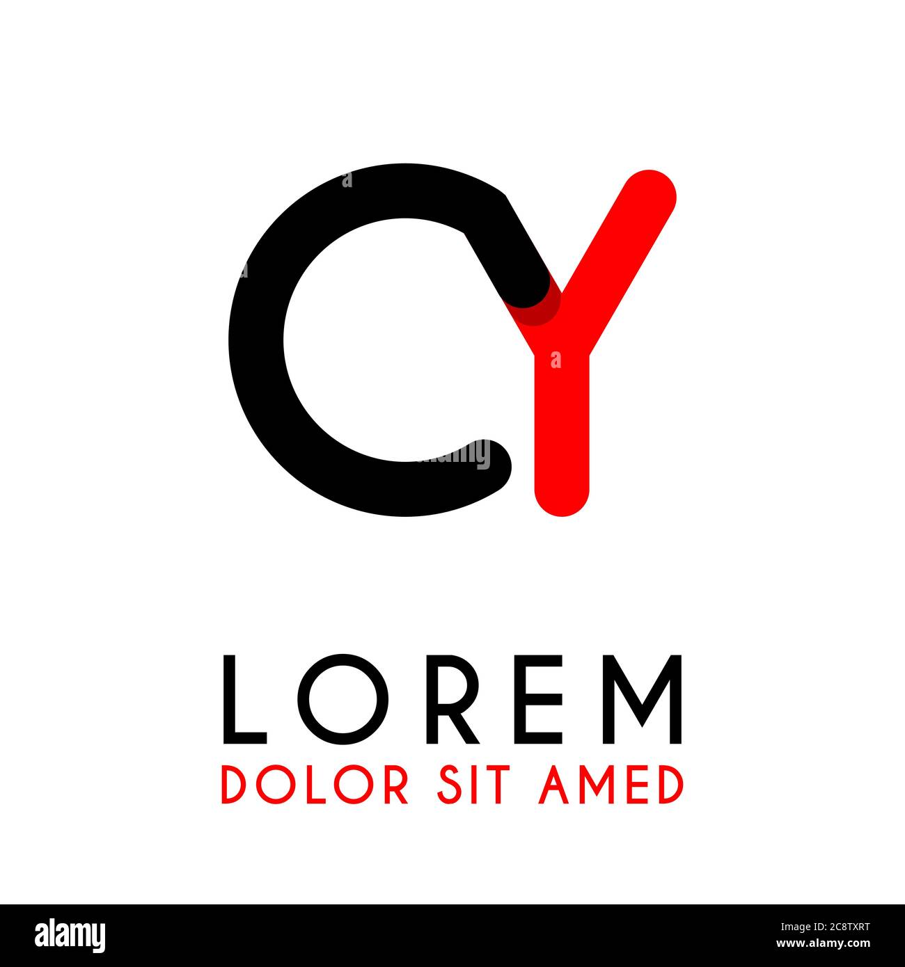 Cy red logo hi-res stock photography and images - Alamy