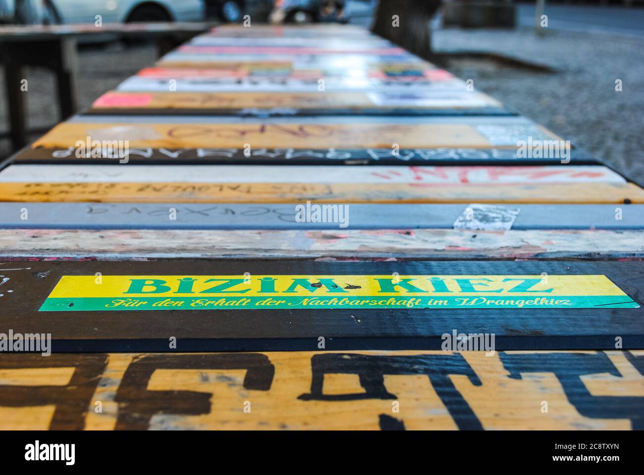 Full of stickers hi-res stock photography and images - Alamy