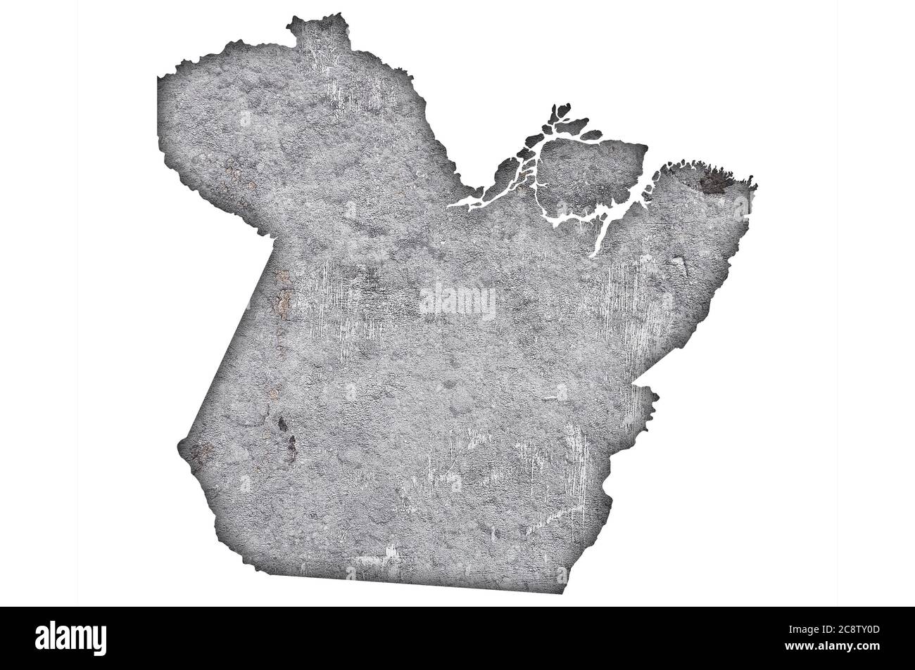 Map of Para on weathered concrete Stock Photo - Alamy