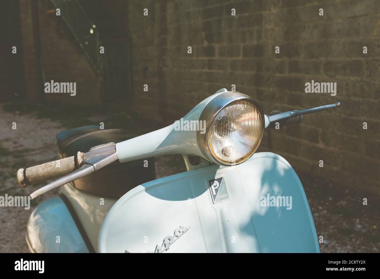 Vespa handlebar hi-res stock photography and images - Alamy