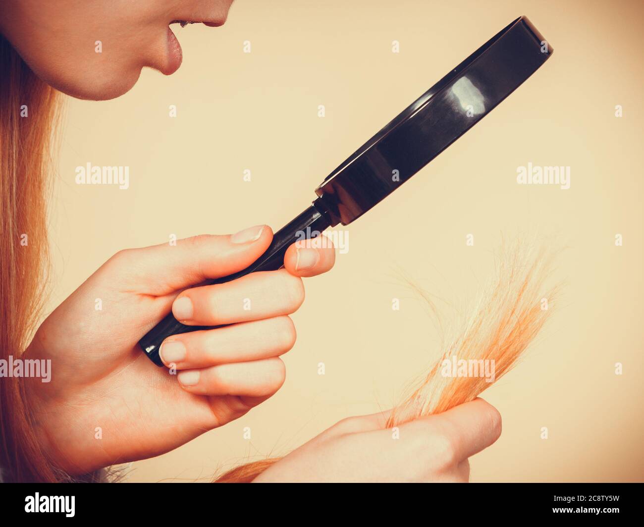 Split Ends Magnified