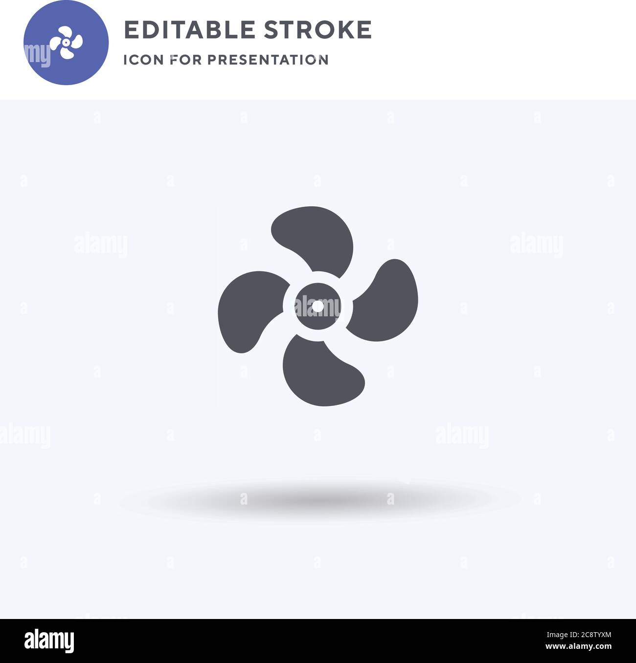 Turbine icon vector, filled flat sign, solid pictogram isolated on ...