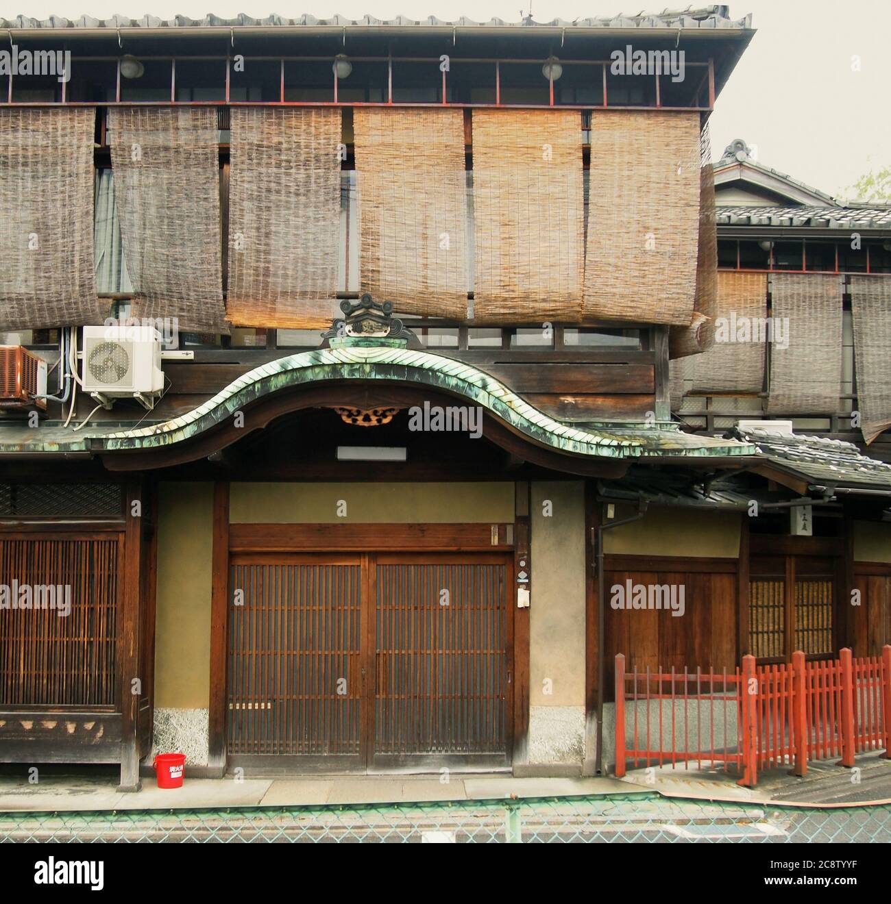 Gojo Rakuen (5th Street Paradise), red light district of old Kyoto The ...