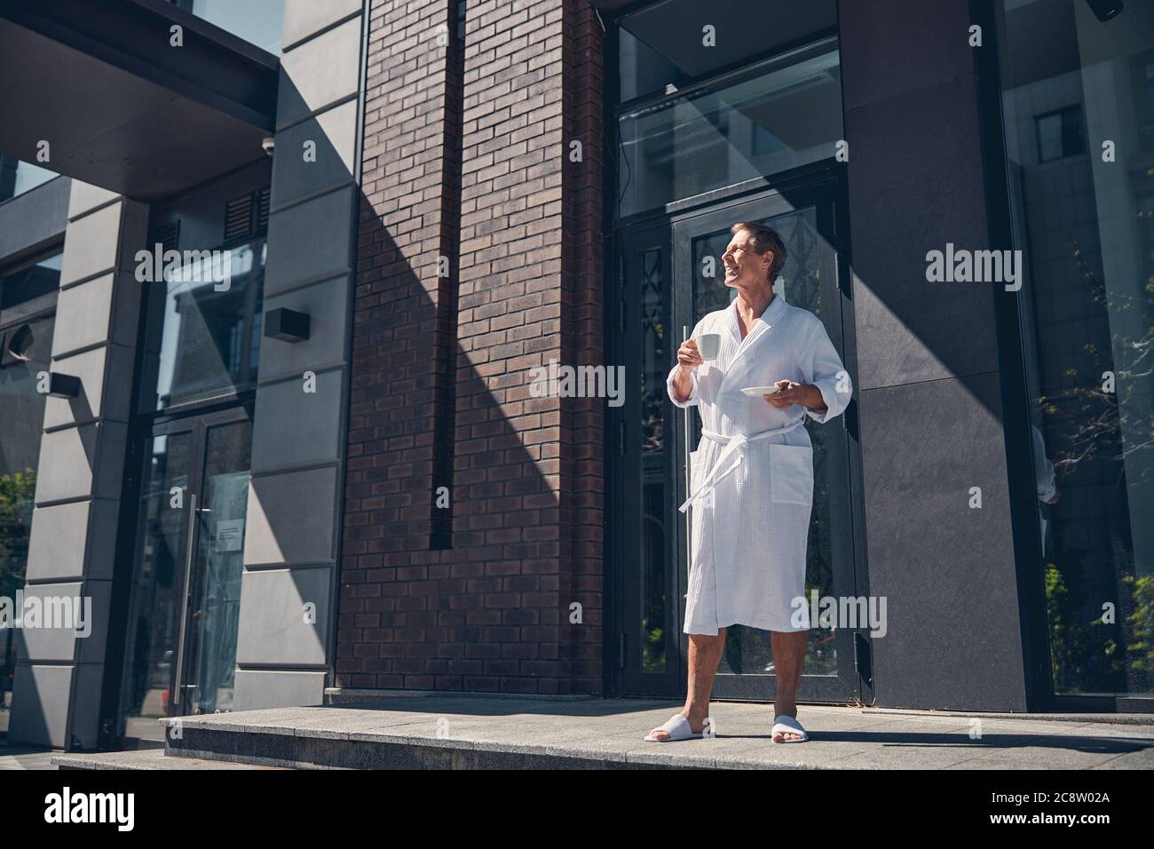 Adult adventurous man standing hi-res stock photography and images - Alamy
