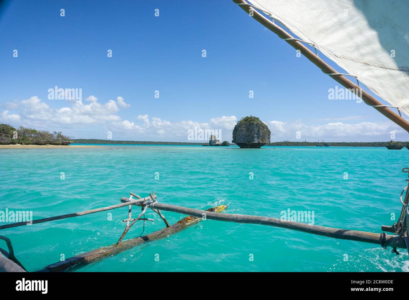 Boat trip on a traditional caledonian sailing boat in Upi bay, Isle of ...