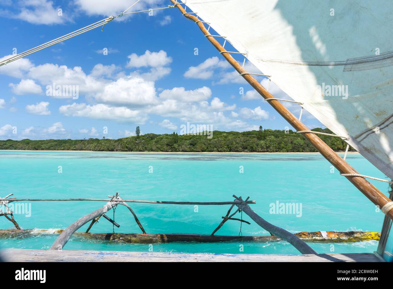 Boat trip on a traditional caledonian sailing boat in Upi bay, Isle of ...