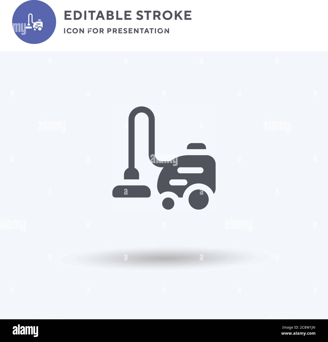 Vacuum icon vector, filled flat sign, solid pictogram isolated on white ...
