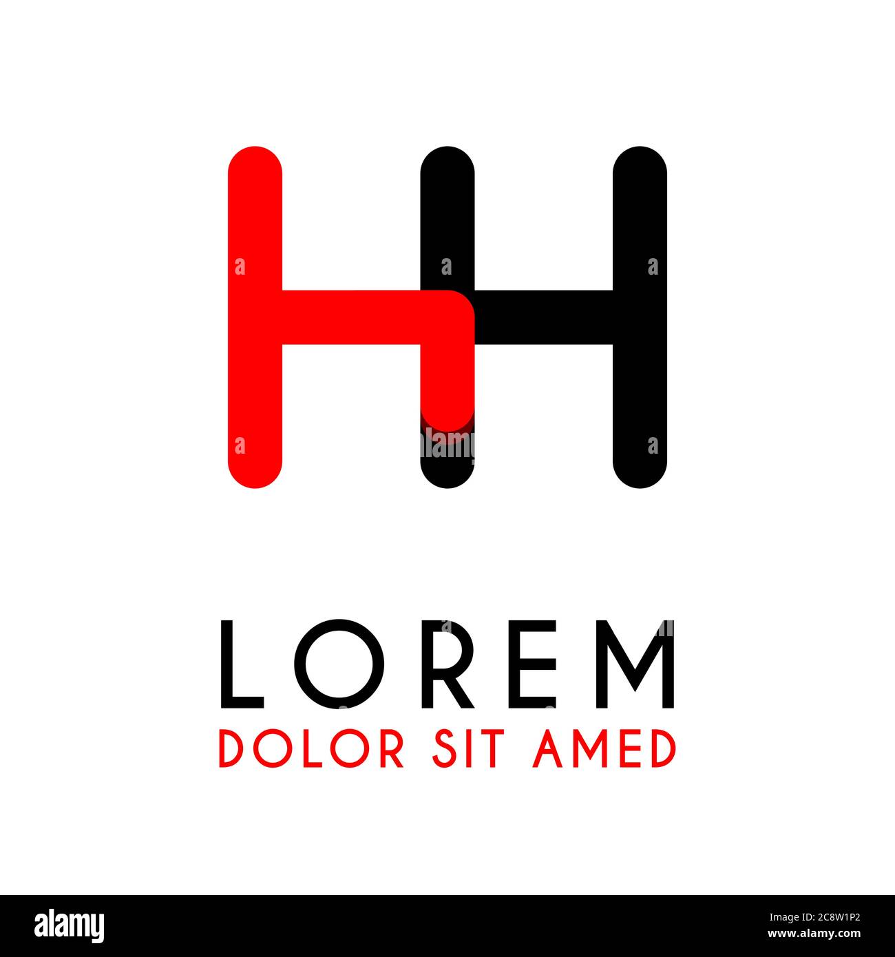 Double h Stock Vector Images - Alamy