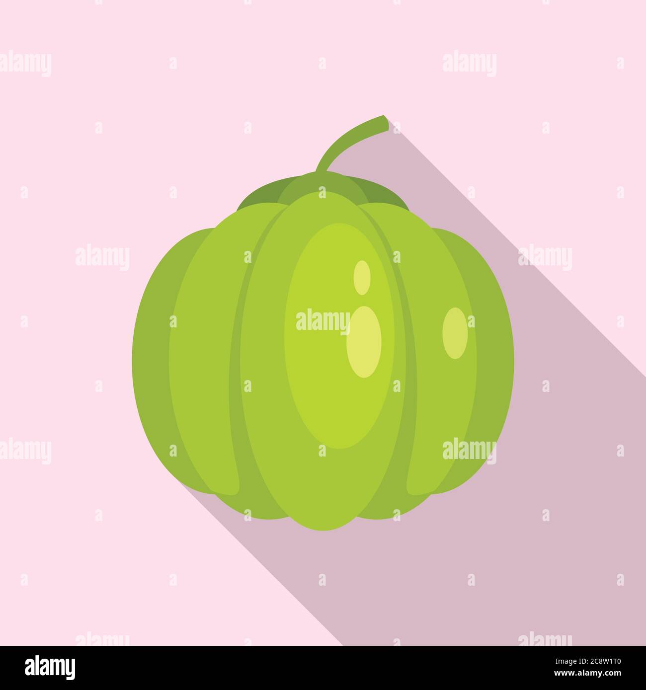 Guava icon. Flat illustration of guava vector icon for web design Stock ...