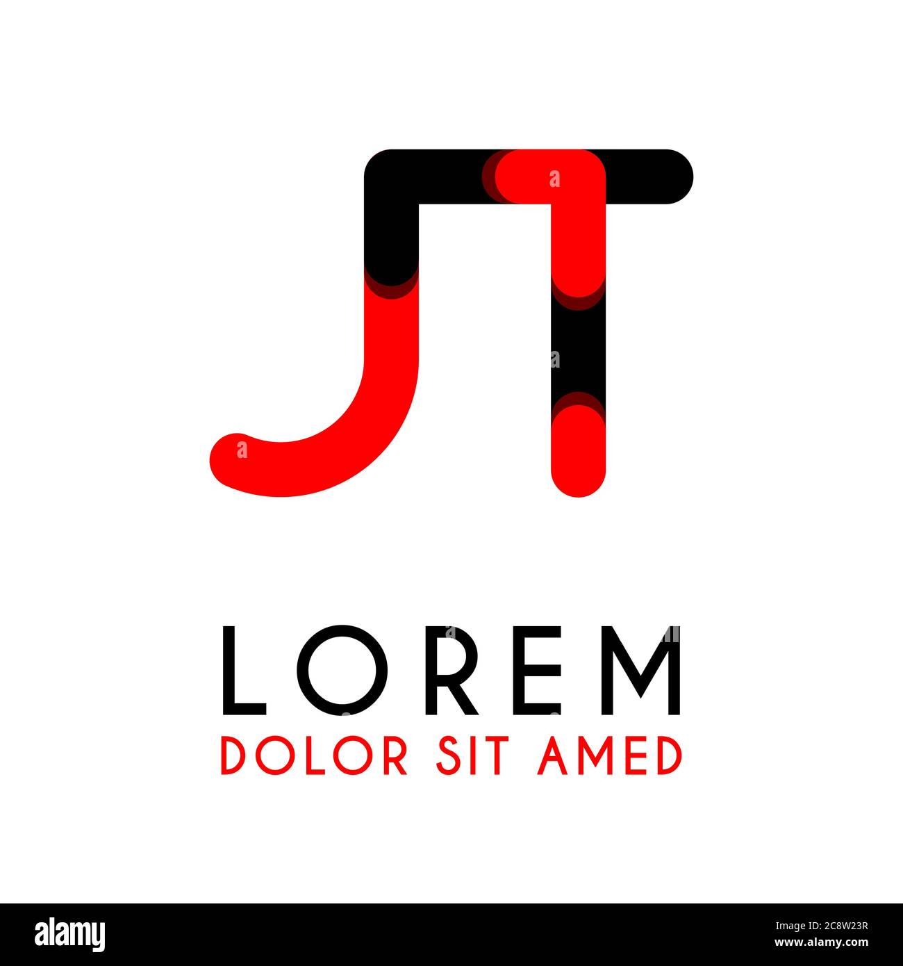 Letter jt hi-res stock photography and images - Alamy