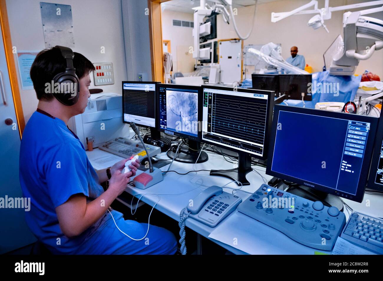 Cardiac catheter catheterization hi-res stock photography and images ...