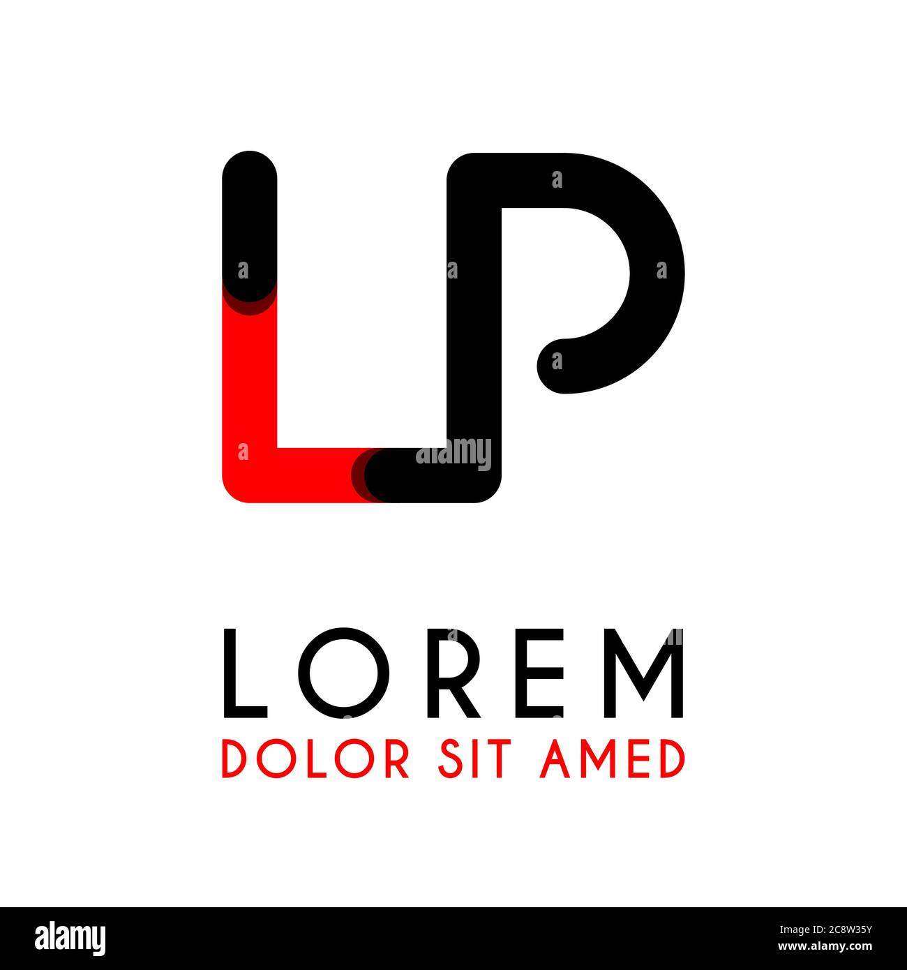 Rounded corners overlap hi-res stock photography and images - Alamy