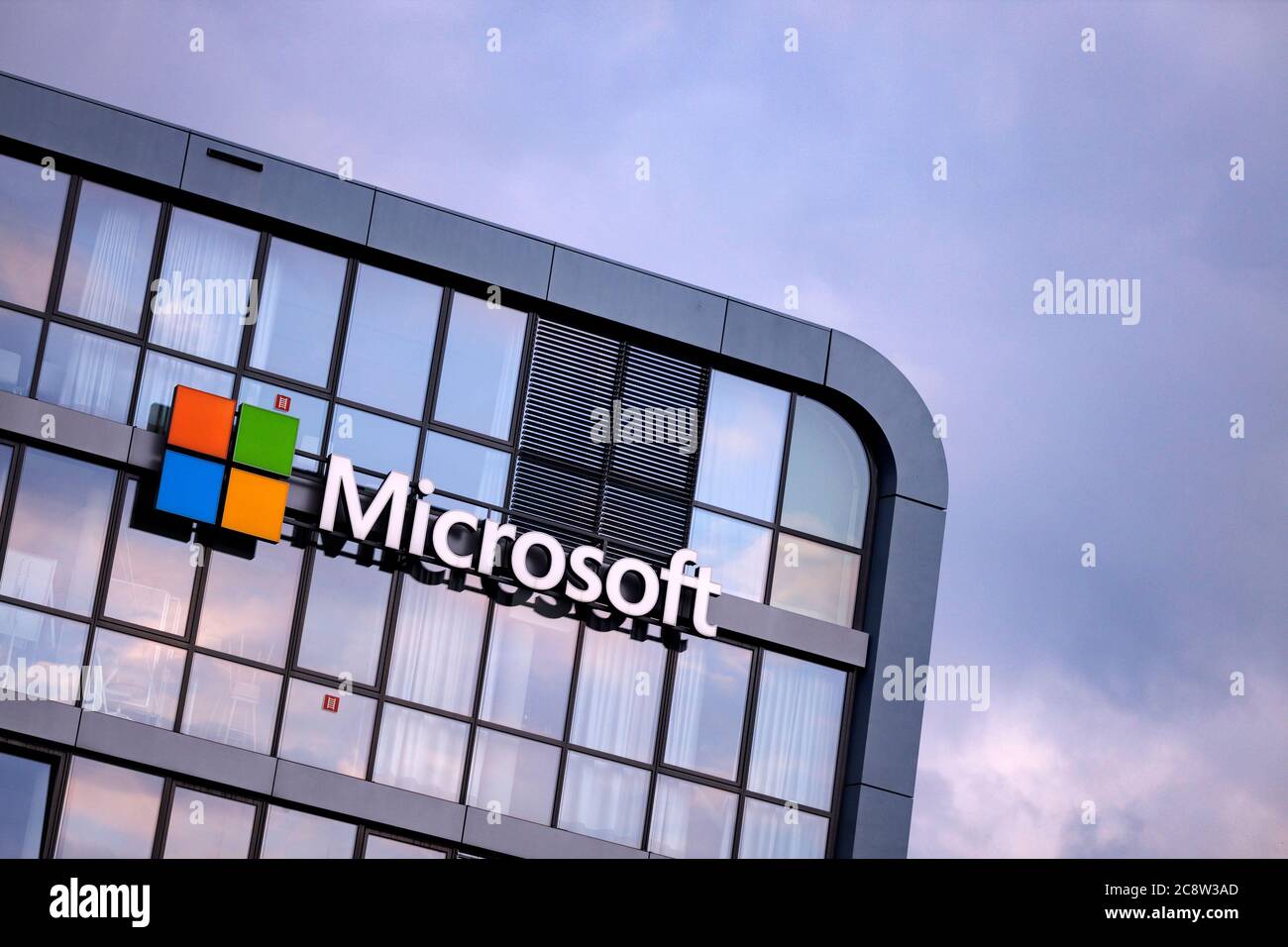 Cologne, Deutschland. 24th July, 2020. Logo of the Microsoft ...