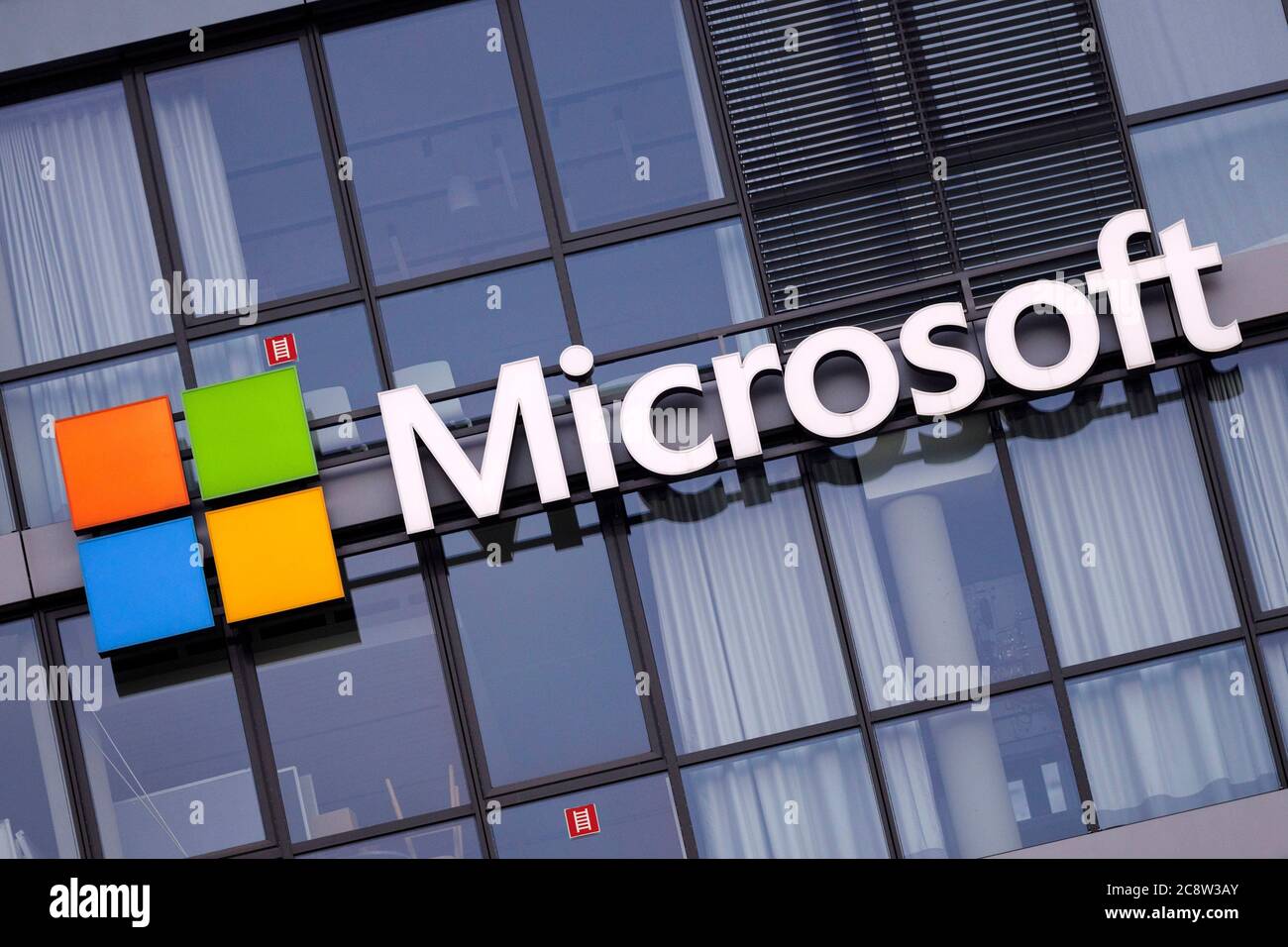 Cologne, Deutschland. 24th July, 2020. Logo of the Microsoft ...