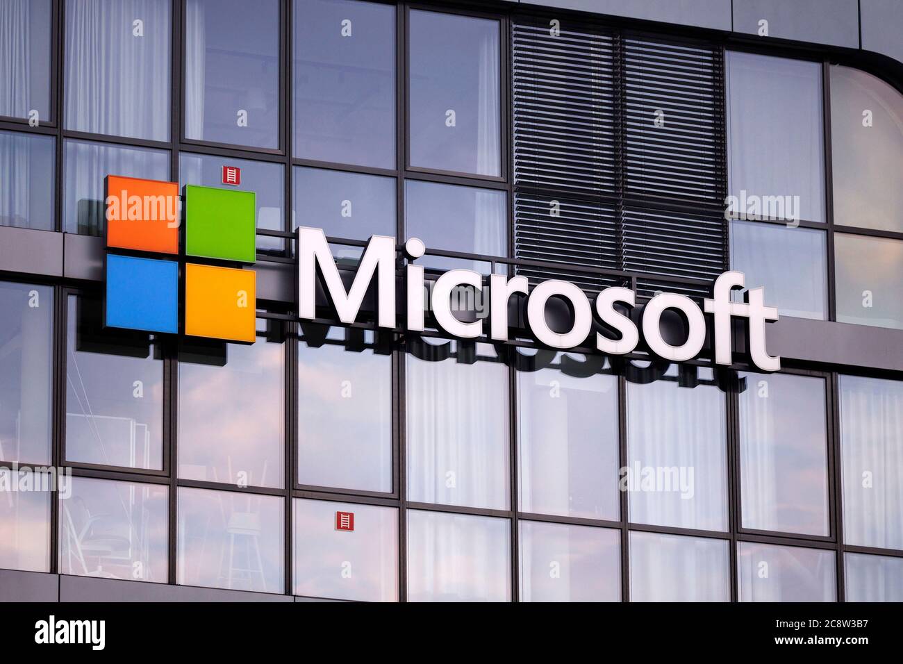 Cologne, Deutschland. 24th July, 2020. Logo of the Microsoft ...