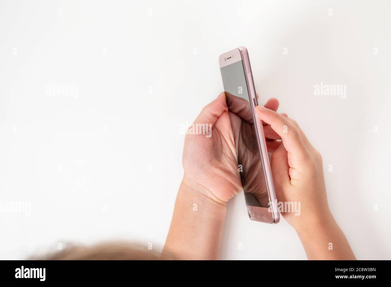 Child switch off hi-res stock photography and images - Alamy