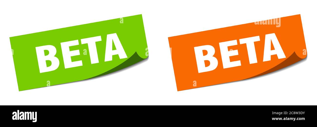 beta ribbon sign. beta vintage retro band Stock Vector Image & Art - Alamy