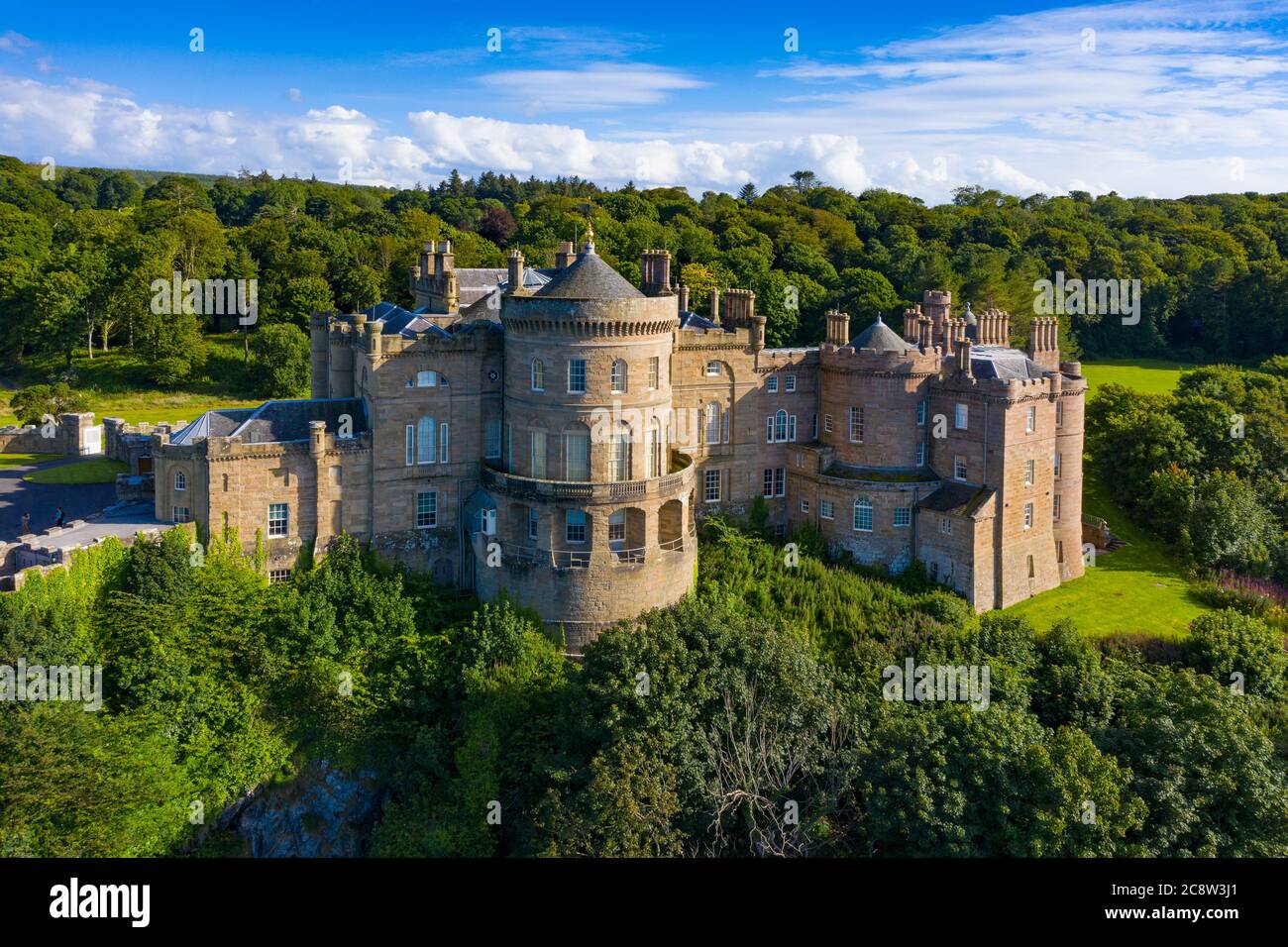Aerial view of Culzean Castle in Ayrshire, Scotland, UK Stock Photo - Alamy