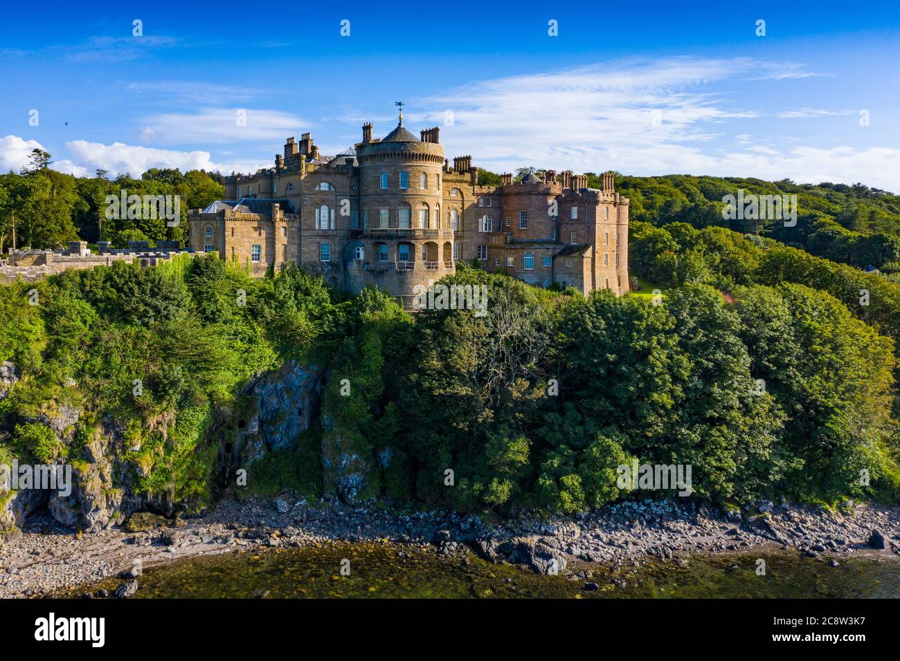 Aerial view of culzean castle hi-res stock photography and images - Alamy