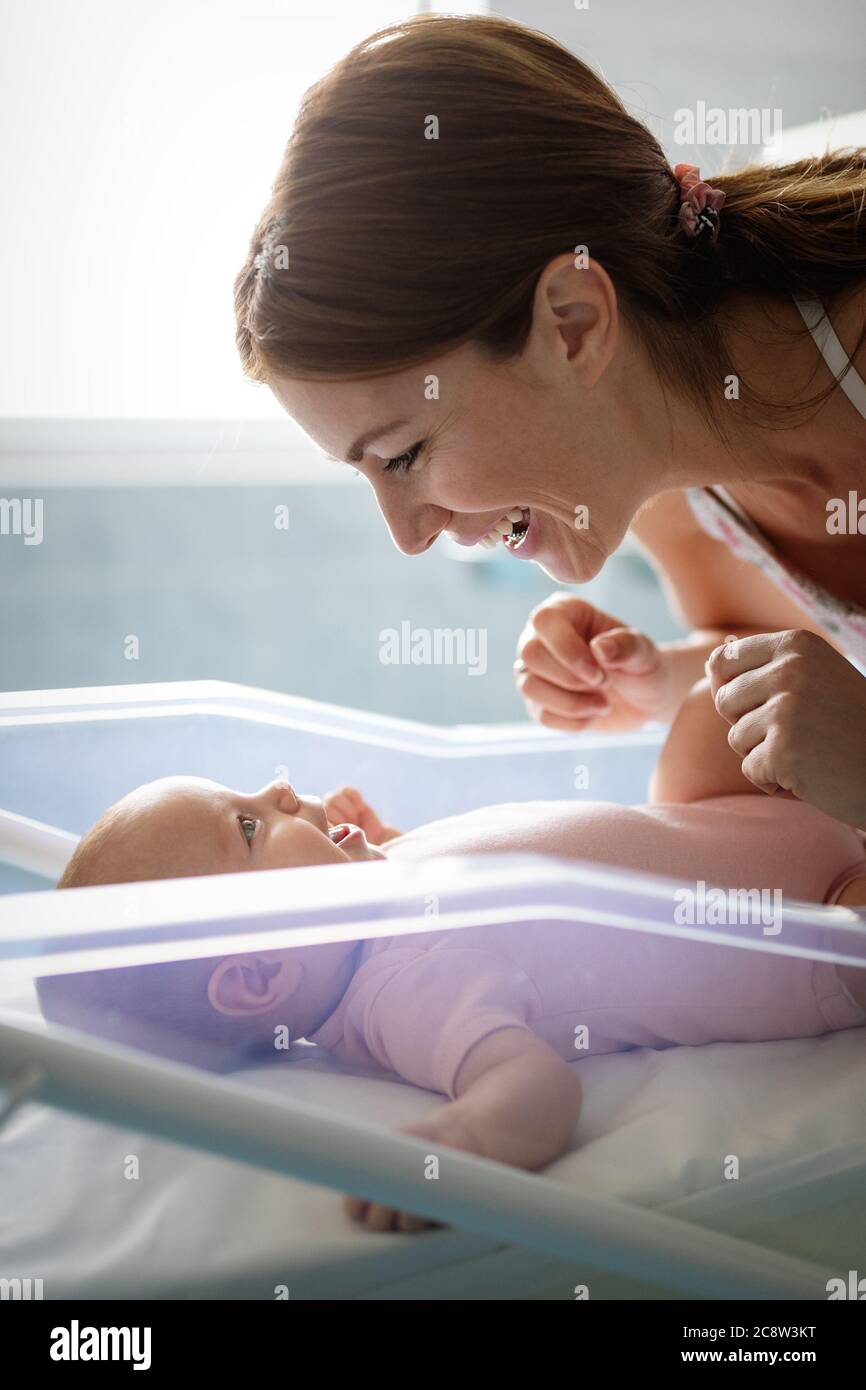 Young beautiful mother sweet little hi-res stock photography and images ...