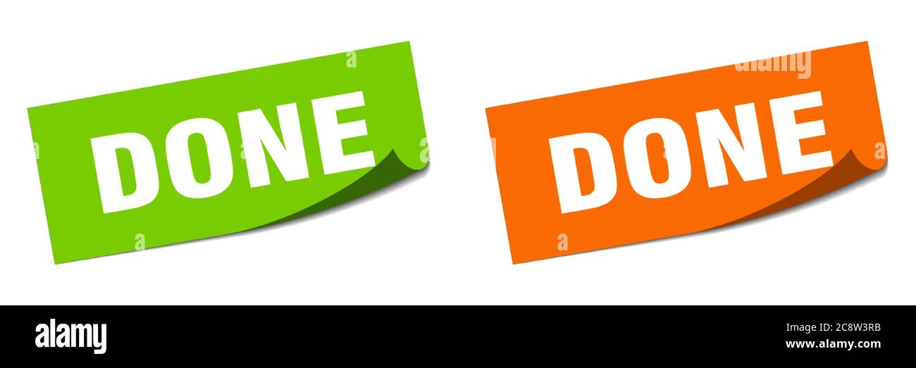 done ribbon sign. done vintage retro band Stock Vector Image & Art - Alamy