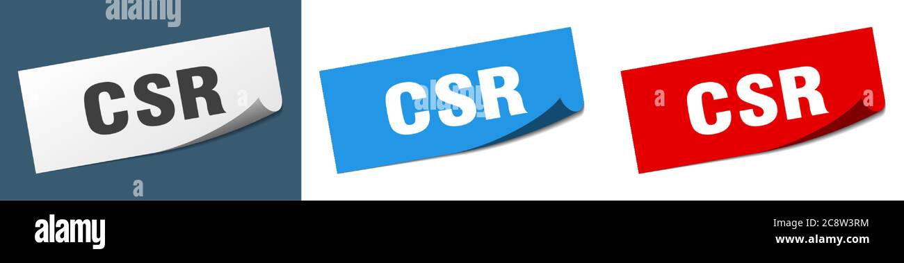 csr ribbon sign. csr vintage retro band Stock Vector Image & Art - Alamy