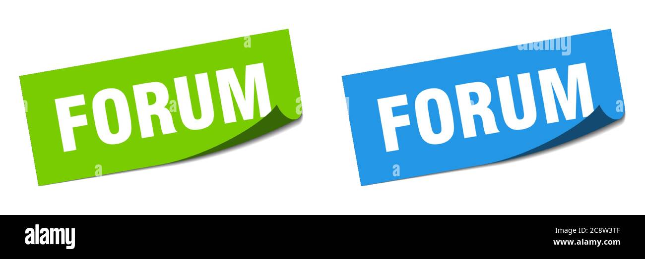 forum ribbon sign. forum vintage retro band Stock Vector Image & Art ...