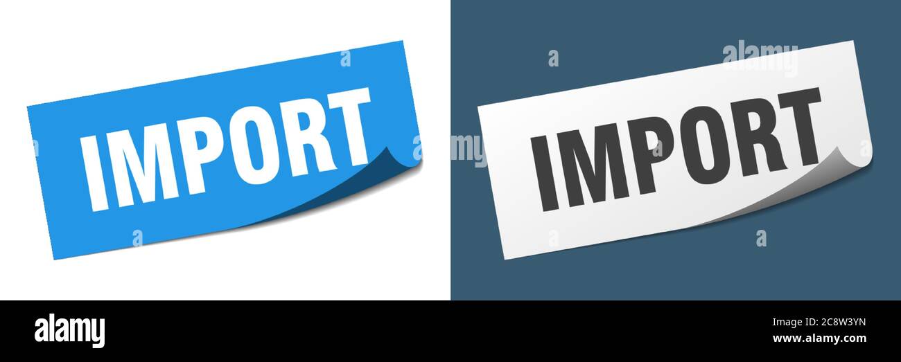 import ribbon sign. import vintage retro band Stock Vector Image & Art ...