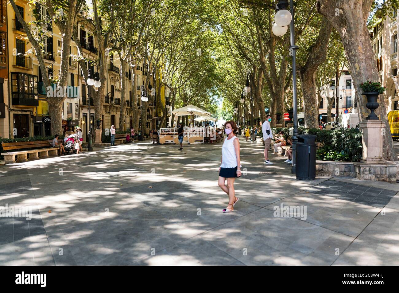Palma De Mallorca, Spanien. 23rd July, 2020. Sightseeing Mallorca - old ...