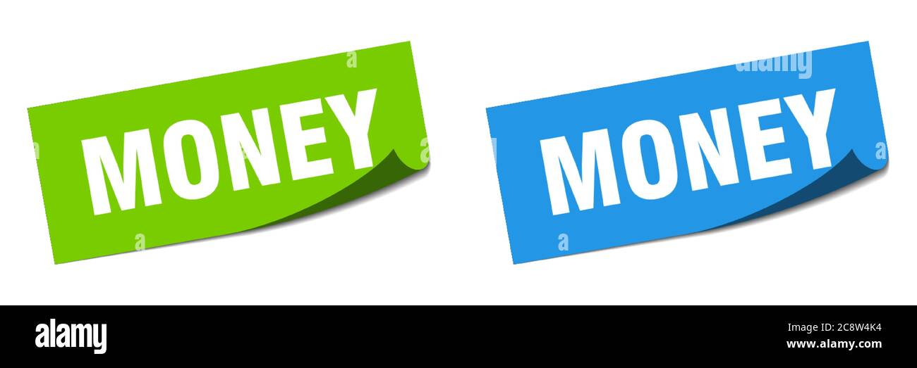 money ribbon sign. money vintage retro band Stock Vector Image & Art ...