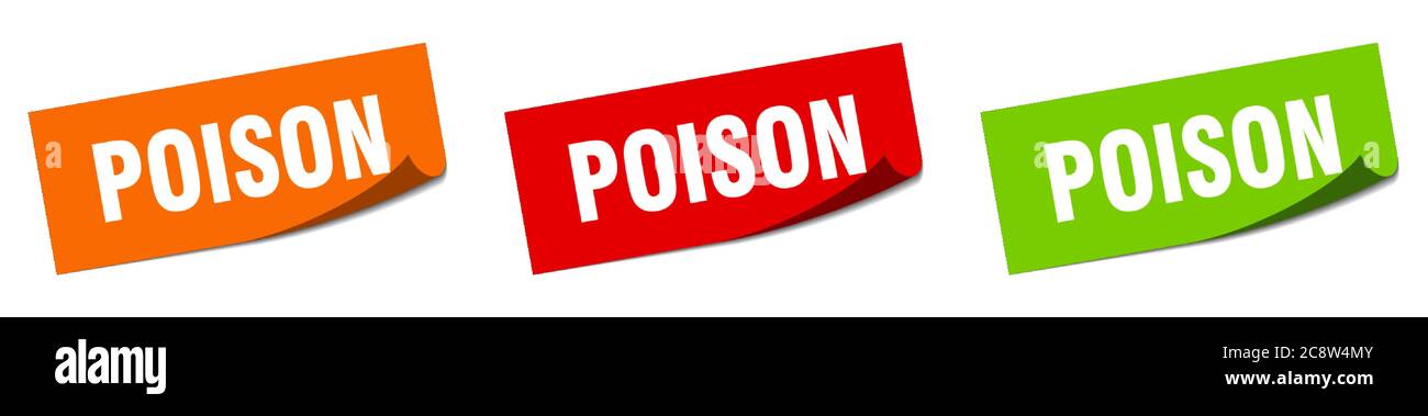 poison ribbon sign. poison vintage retro band Stock Vector Image & Art ...