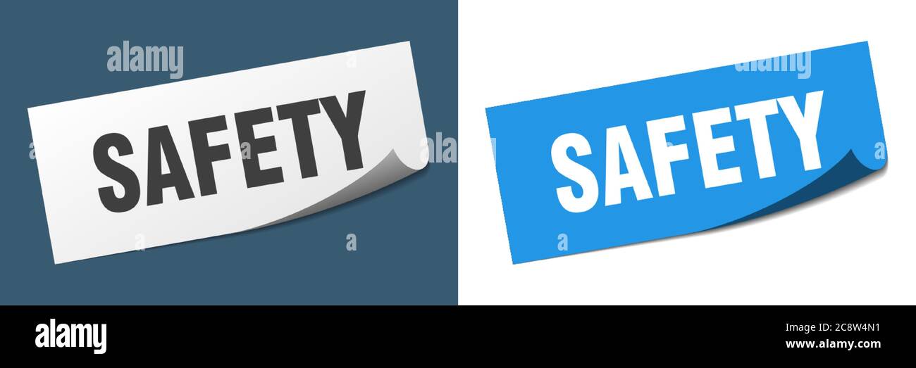 safety ribbon sign. safety vintage retro band Stock Vector Image & Art ...