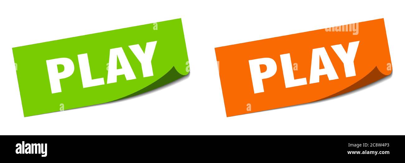 play ribbon sign. play vintage retro band Stock Vector Image & Art - Alamy