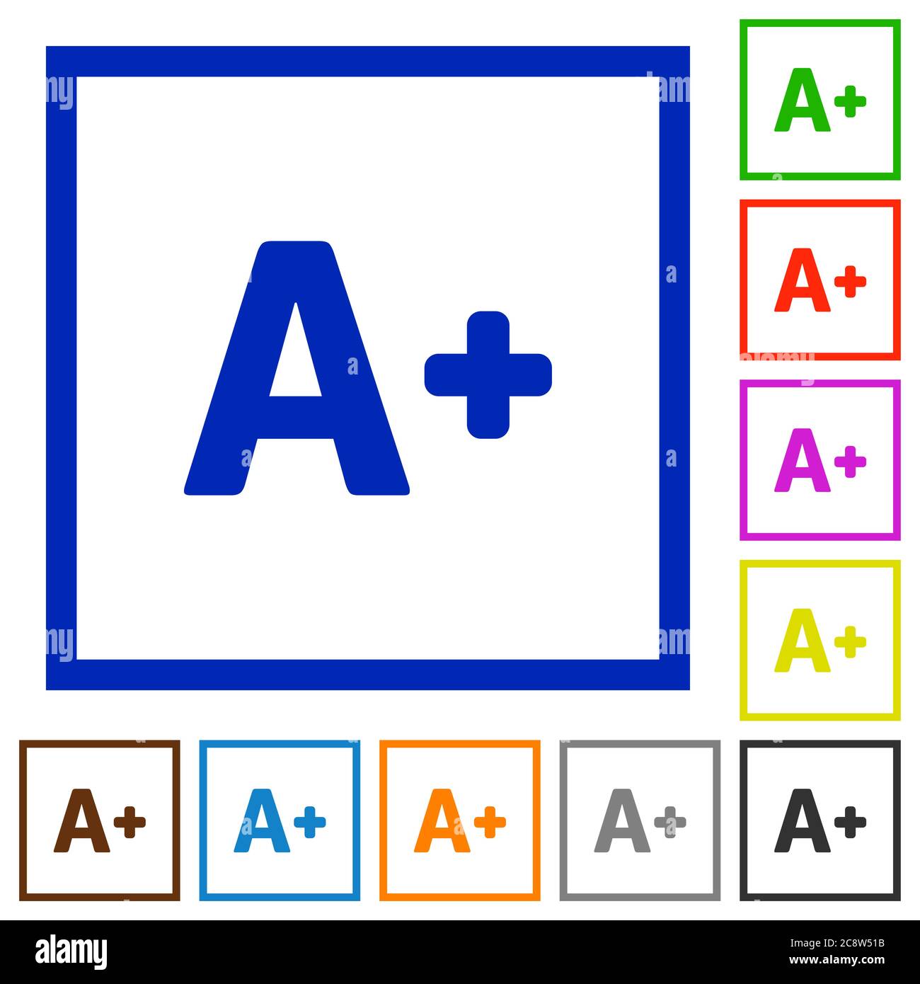 Font expand Stock Vector Images - Alamy