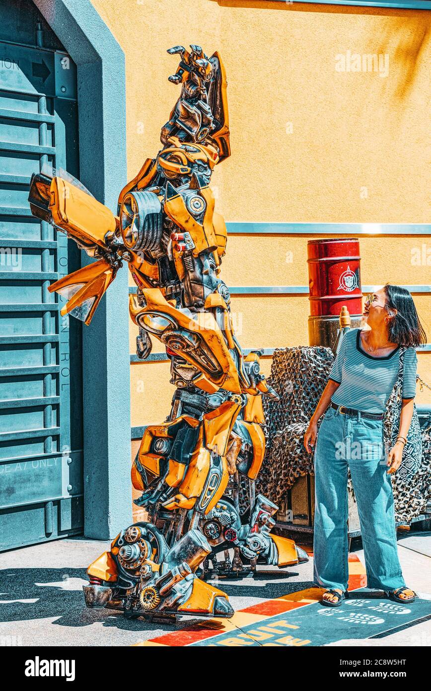 Transformers ride hi-res stock photography and images - Alamy