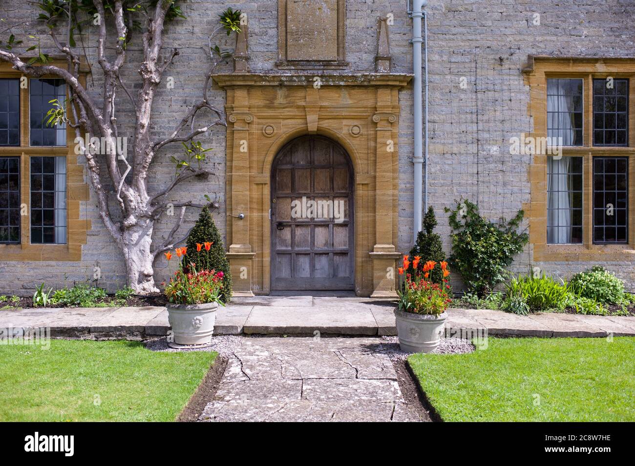 Lytes Cary Manor house with associated chapel and gardens near Charlton ...