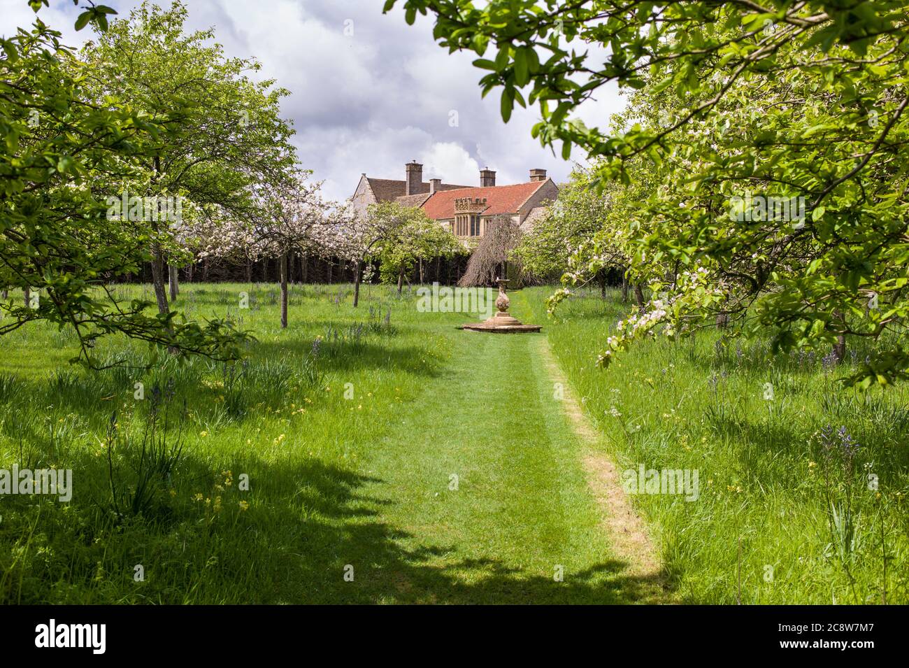 Lytes Cary Manor house with associated chapel and gardens near Charlton ...