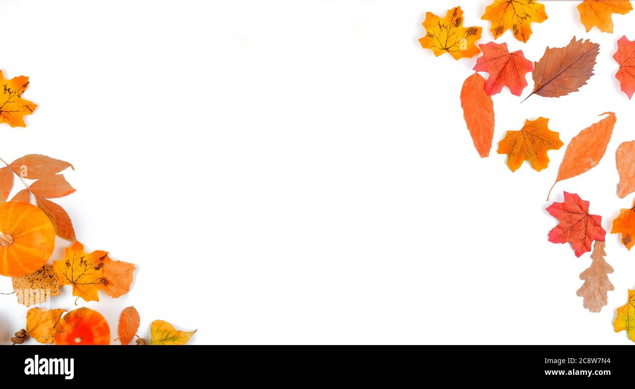 autumn background with yellow leaves Stock Photo - Alamy