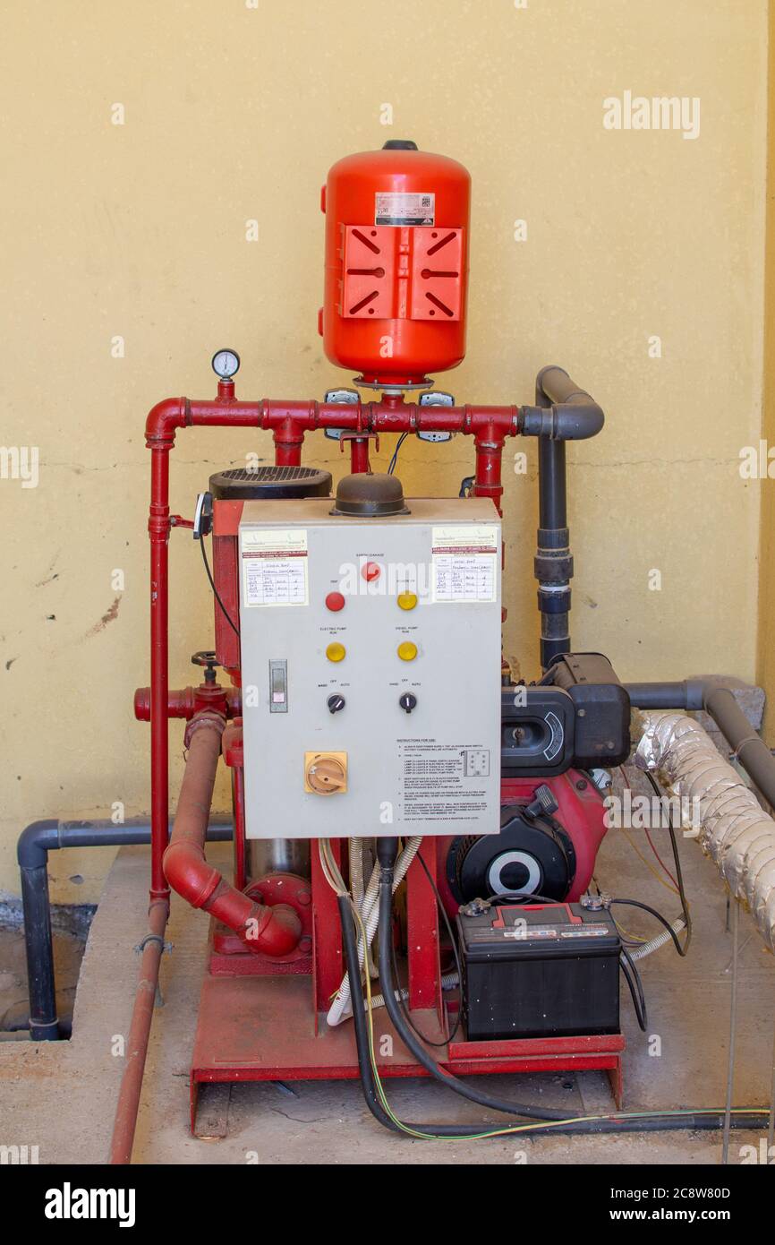 Fire Suppression Industrial Electrical pump station for fire water ...