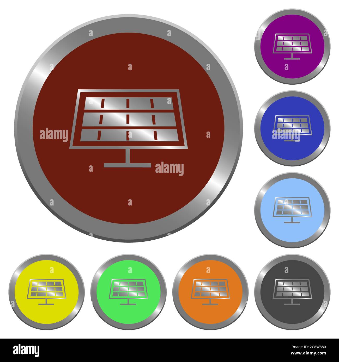 Solar coin Stock Vector Images - Alamy