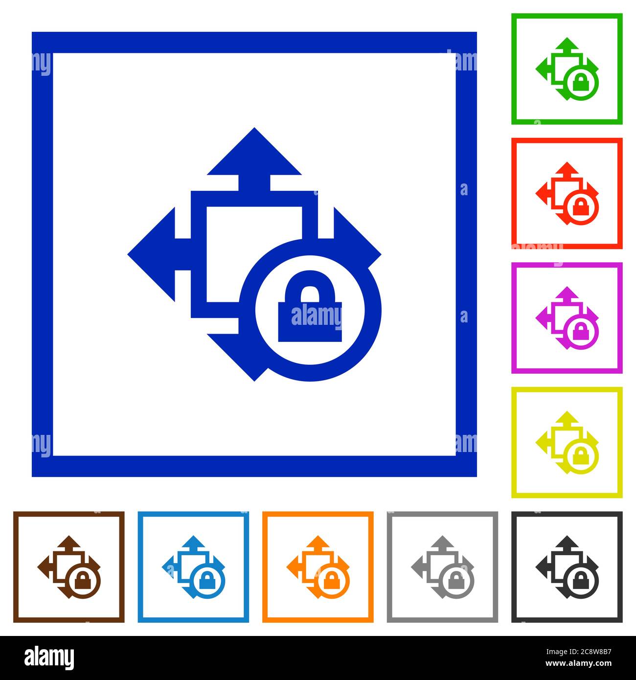 Locked boxes Stock Vector Images - Alamy