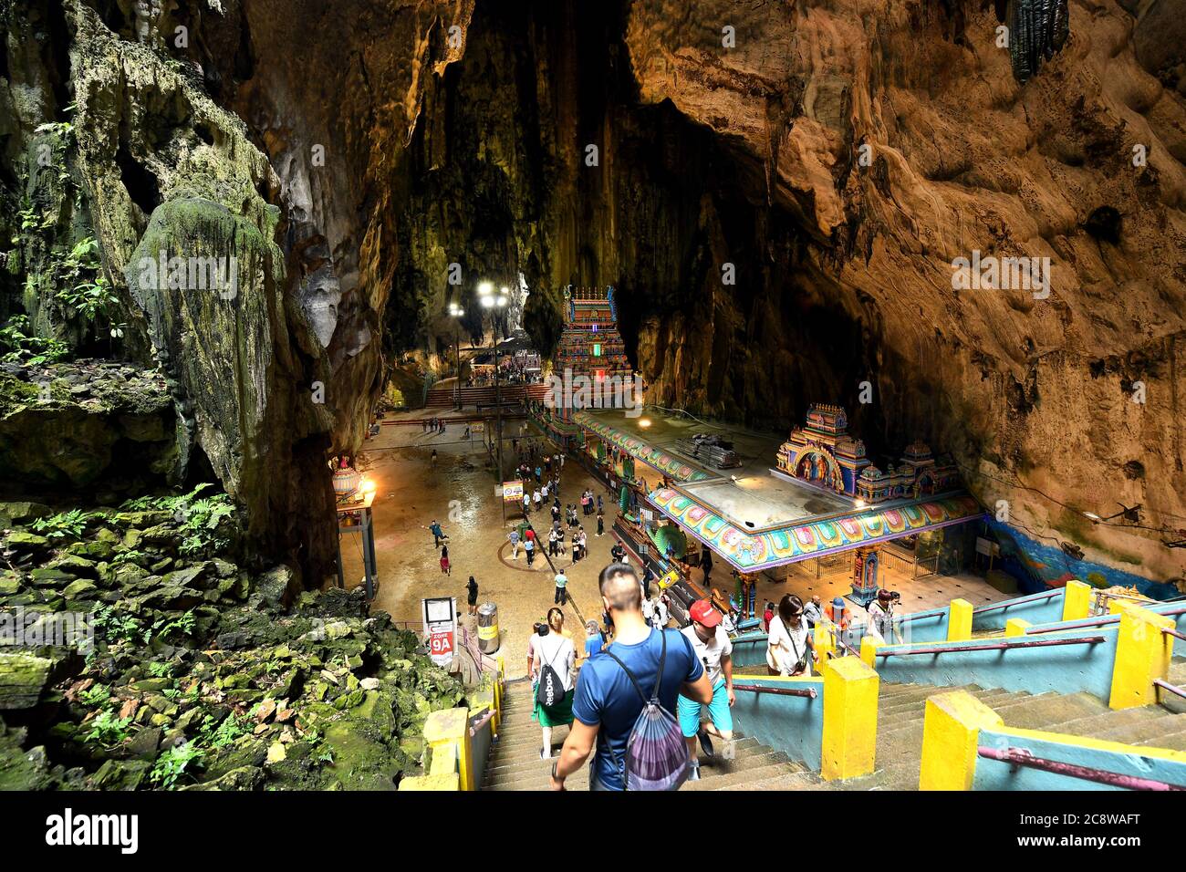 The descent into the interior of the Batu Caves, Kuala Lumpur, Malaysia Stock Photo - Alamy