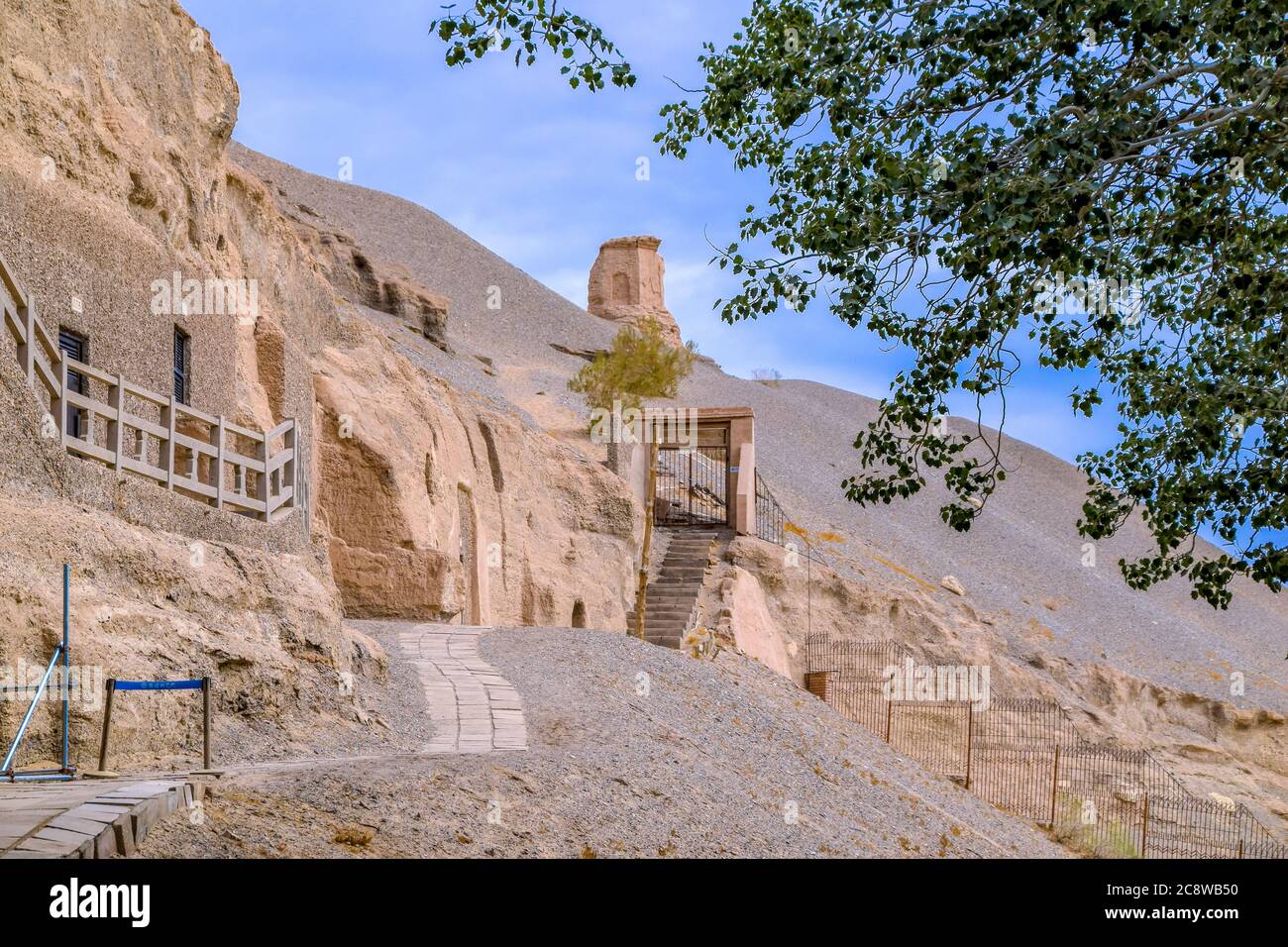 Architectural Scenery of Dunhuang Mogao Grottoes UNESCO World Culture ...