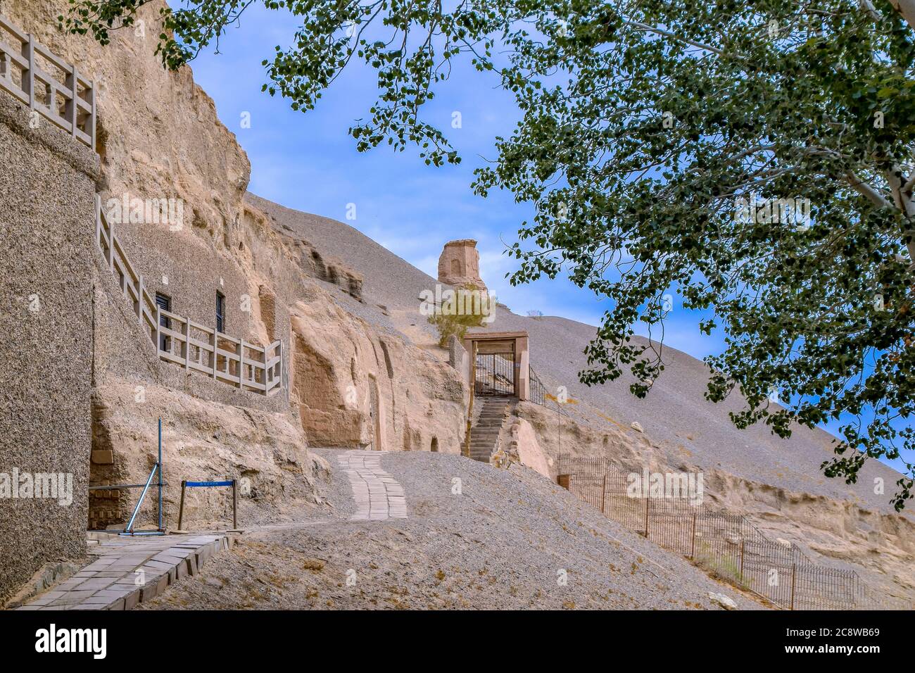 Architectural Scenery of Dunhuang Mogao Grottoes UNESCO World Culture ...